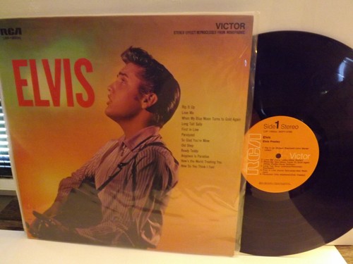 Elvis Presley:12"LSP ELVIS 1971 RE Orange Label Vinyl, Cover, Sleeves ...