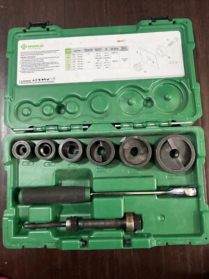 Greenlee 7238SB Manual Punch Driver Set - 15 Piece 783310347576| eBay