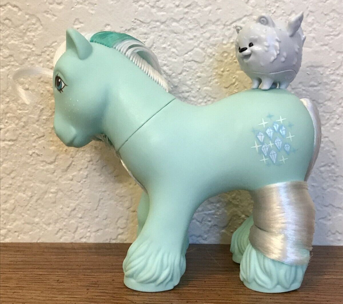 Vintage G1 My Little Pony ICE CRYSTAL MOUNTAIN BOY, BRUSH, Big Brother ...