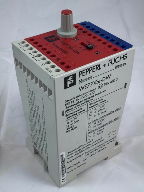 Pepperl+Fuchs WE77/EX-DW 110V 000325 Rotation Speed Monitor Over/under ...
