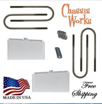 4" Drop Lowering Blocks Kit S10 Colorado Dakota Ranger Mazda Frontier ...
