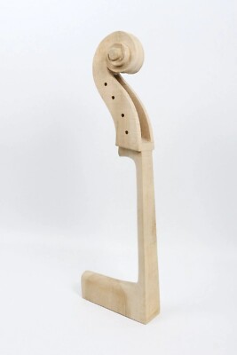 Unfinished Cello Neck 1/2 size ,Cello Head, Maple wood | eBay