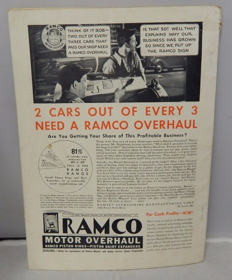Automobile Trade Journal Magazine August 1935 Vintage Automobile Ads ...