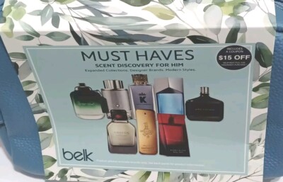 Mens Cologne 8 pc Designer Fragrance Sampler Gift Set Must Have Scents ...