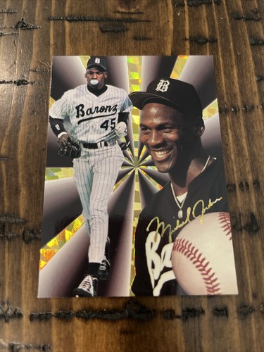 MICHAEL JORDAN 1994 Sports Stars Minors #153 Baseball Gold SP White Sox ...