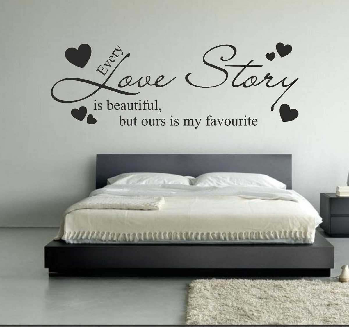 Wall Decal Every Love Story Is Beautiful Wall Decal Quote Every Love