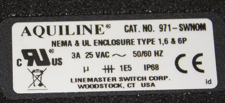 LINEMASTER Aquiline 971 SWNOM Dual Foot Control Switch Pedal for sale ...