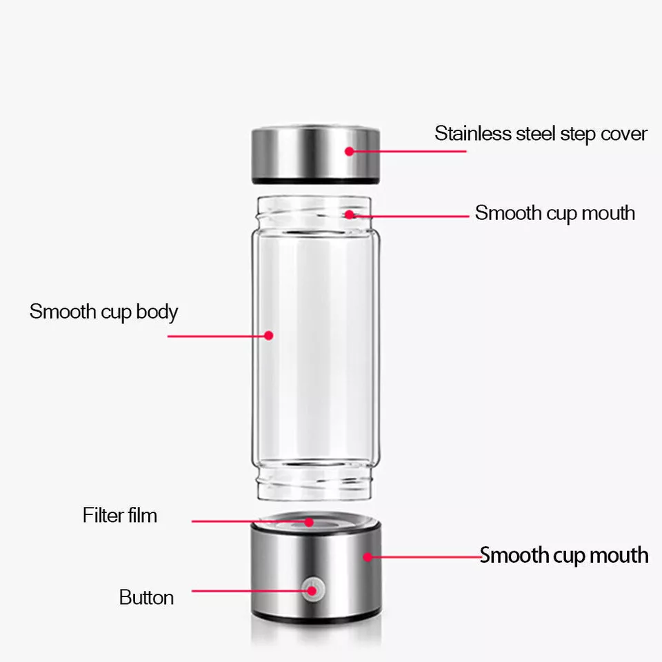 Portable Hydrogen Water Bottle Hydrogen Aqua Daily Equivalently Anti ...