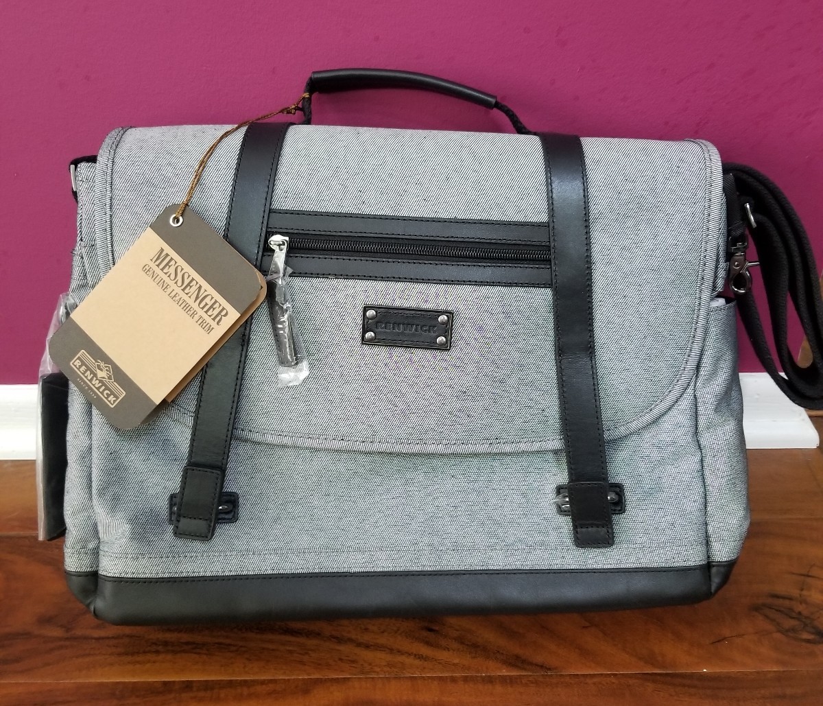 Renwick gray computer Messenger Bag | eBay