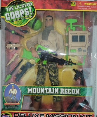2000 Lanard Toy-The ULTRA Corps!-“Mountain Recon” Army Action Figure in ...
