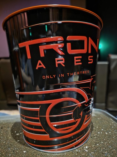 Tron Ares Popcorn Tin Bucket in plastic - Cinemark AMC Regal | eBay