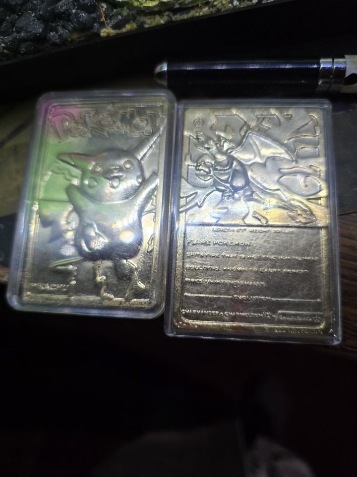 NINTENDO CHARIZARD LIMITED EDITION 23K GOLD PLATED TRADING CARD | eBay