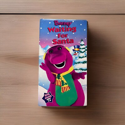 Barney: Waiting for Santa (1991, VHS) Actimates Compatible! WITH RARE ...