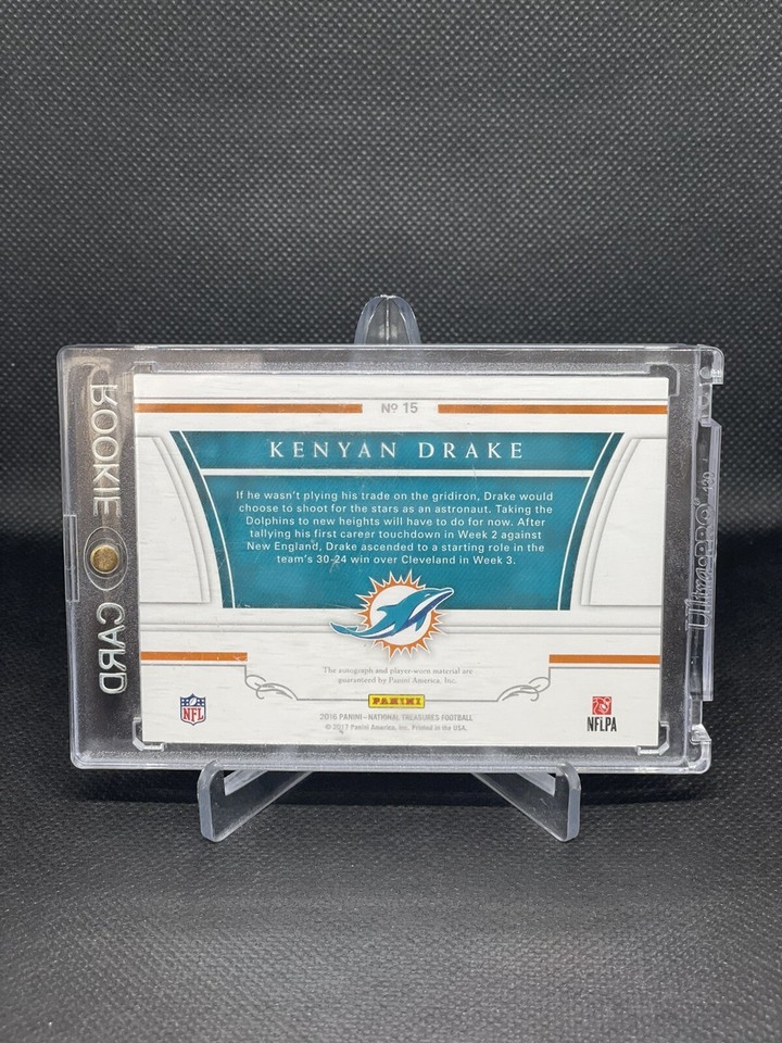 2016 National Treasures Kenyan Drake Rookie Colossal Signatures Auto ...
