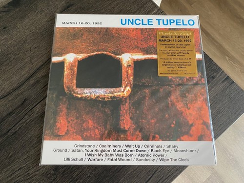 Uncle Tupelo - March 16-20, 1992 LP Clear Vinyl MOV Limited /1500 ...