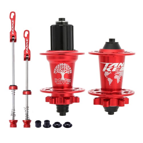 MTB Bike Hub Mountain Bike Front & Rear Hub Set 36 Holes 6 Bearings ...