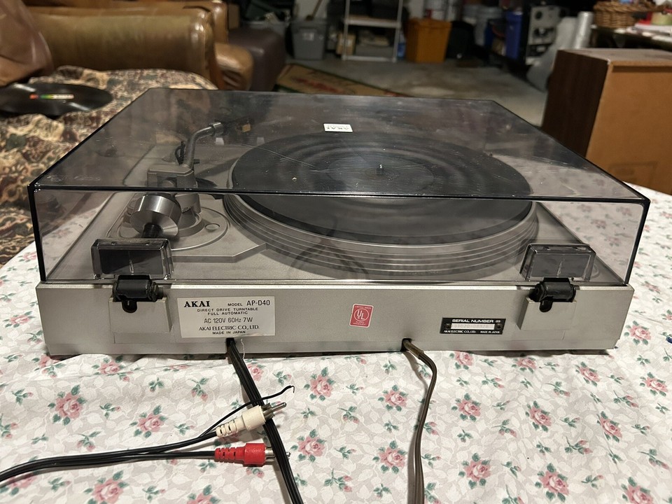 Akai AP-D40 Vintage Turntable Record Vinyl Player & Stanton FOR PARTS ...