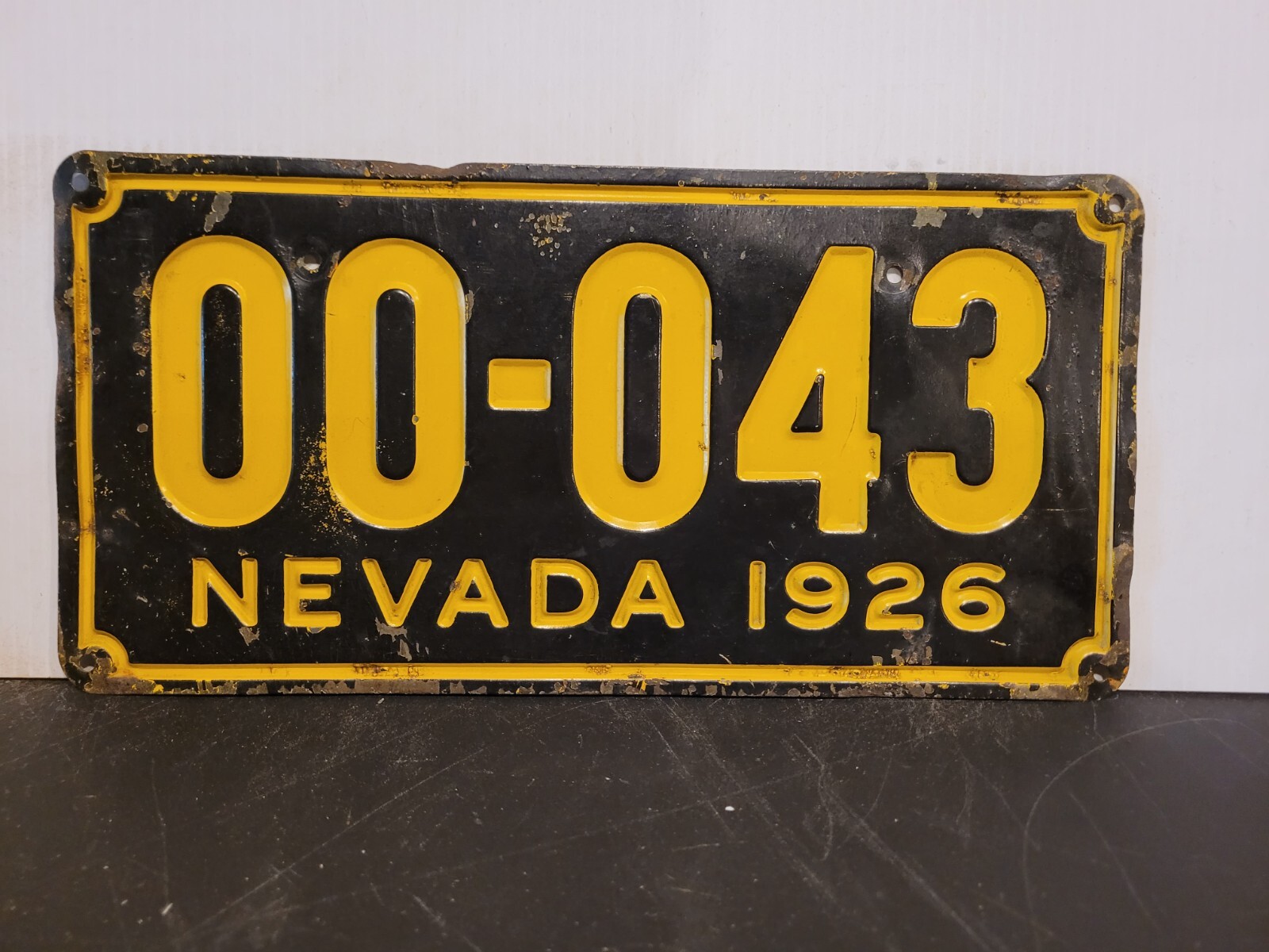 1926 Nevada LOW NUMBER License Plate Tag #43 | eBay