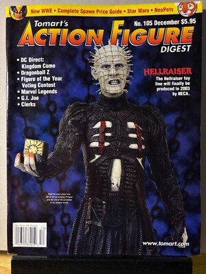 Tomart's Action Figure Digest Magazine #105 2002 Pinhead Cover ...