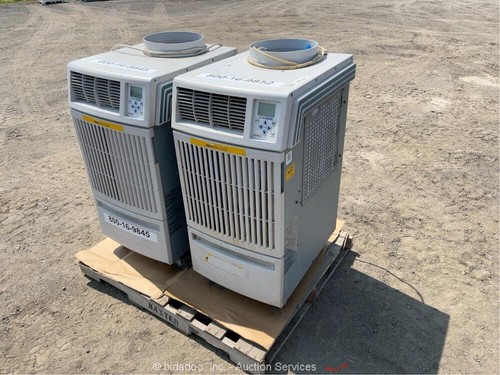 2017 Lot of (2) MovinCool Climate Pro 12 Portable Heating & Cooling ...