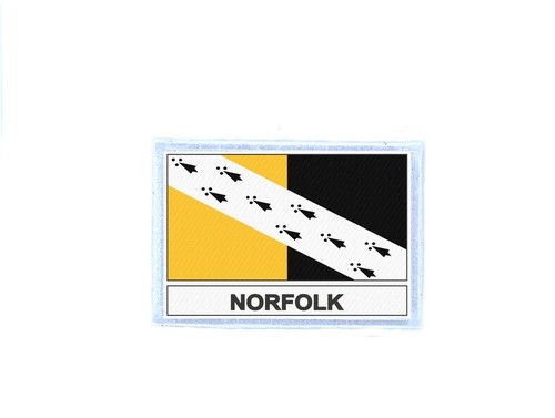Patch Badge Printed Flag Royaume Plain Norfolk | eBay