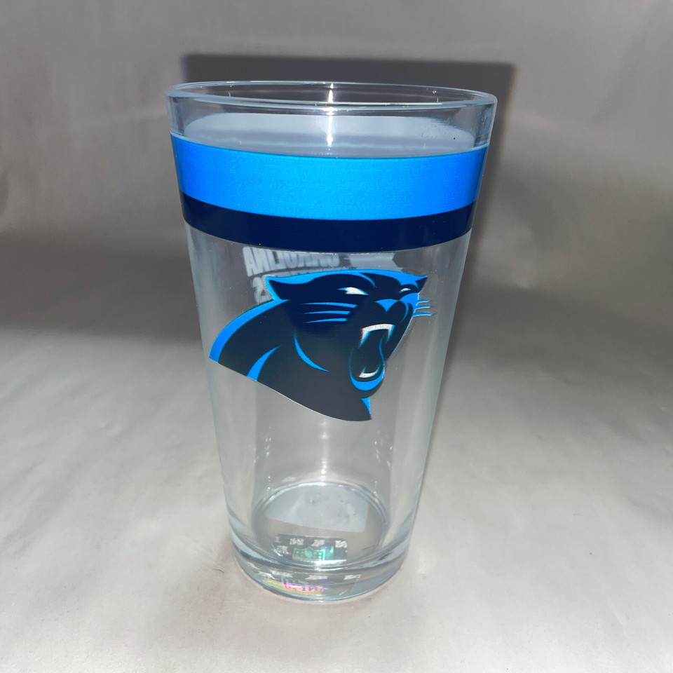 Carolina Panthers 16oz Decal Pint Glass NFL bar beer football | eBay