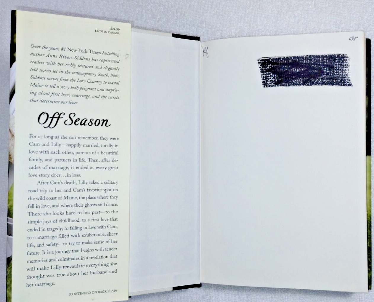 Off Season - By Anne Rivers Siddons (2008 Hardcover) 9780446527873| eBay