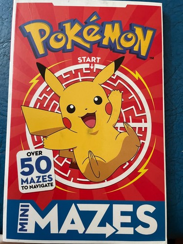 Pokemon Mini Mazes - paperback book (mazes completed) 9781405296304 | eBay