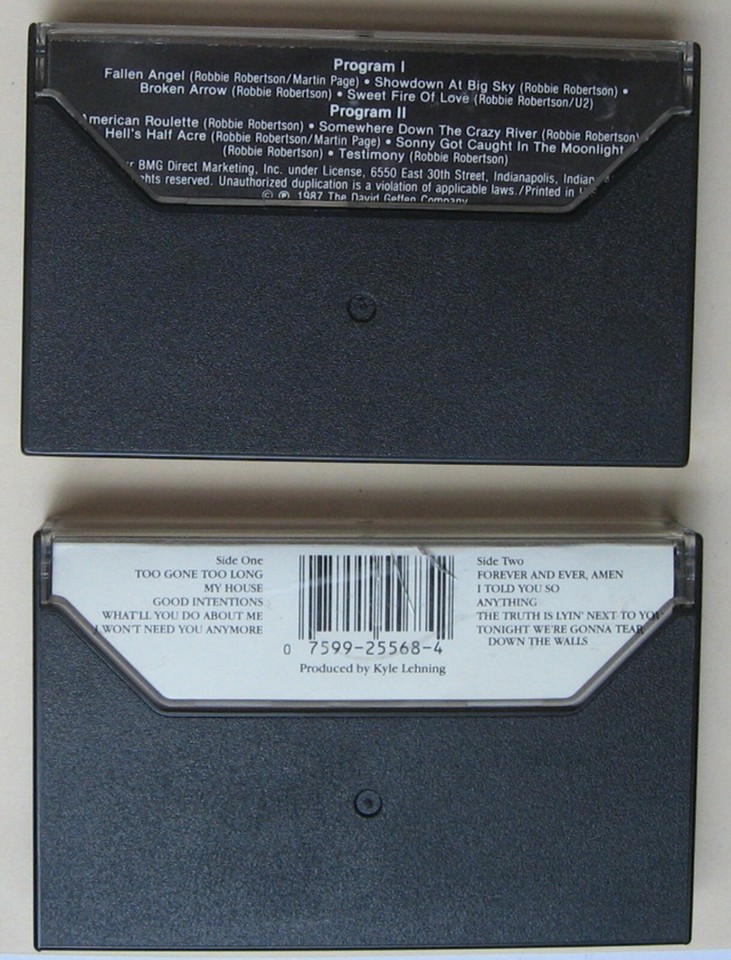 Cassette Lot Willie Nelson Cline Robbie Robertson Randy Travis KD Lang ...