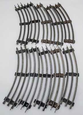 Vintage Lionel O27 Scale 10” Curve Track Lot of 10 Tubular Metal Marx ...