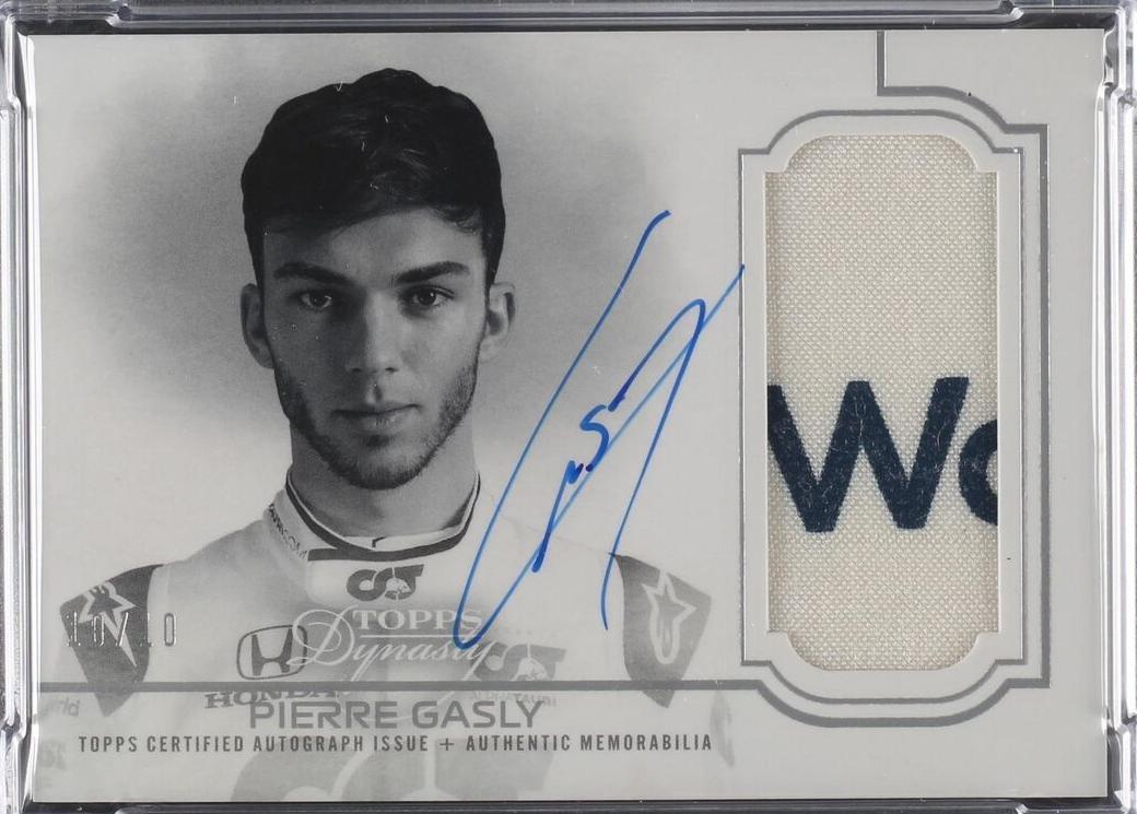 2020 Topps Dynasty Formula 1 - Dynasty Autograph Patches Pierre Gasly # ...