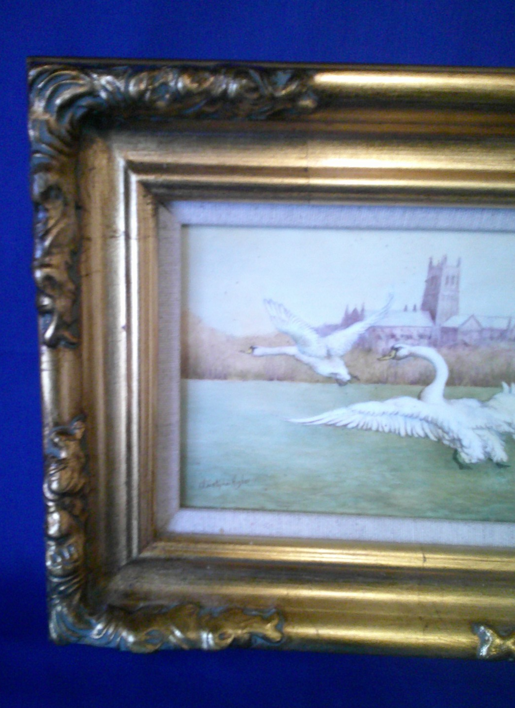 Royal Worcester Artist Christopher Hughes Handpainted China Plaque ...