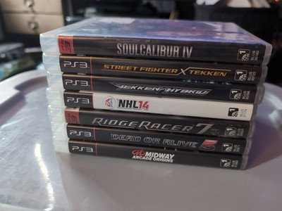 PS3 Tekken Street Fighter X DOA 5 Soul Calibur IV PlayStation 3 Lot Of ...