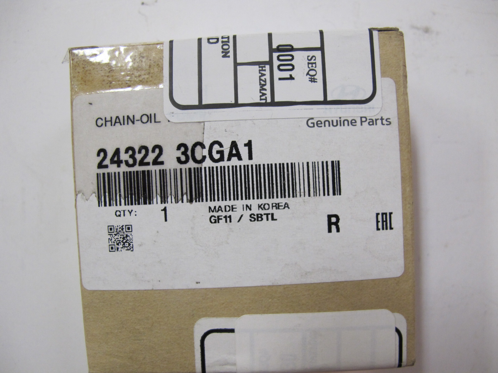 Genuine Hyundai Chain-Oil Pump 24322-3CGA1 | eBay