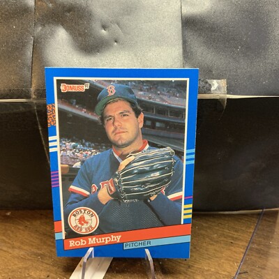 Rob Murphy 1991 Donruss BASEBALL #250 Boston Red Sox Dot Error | eBay