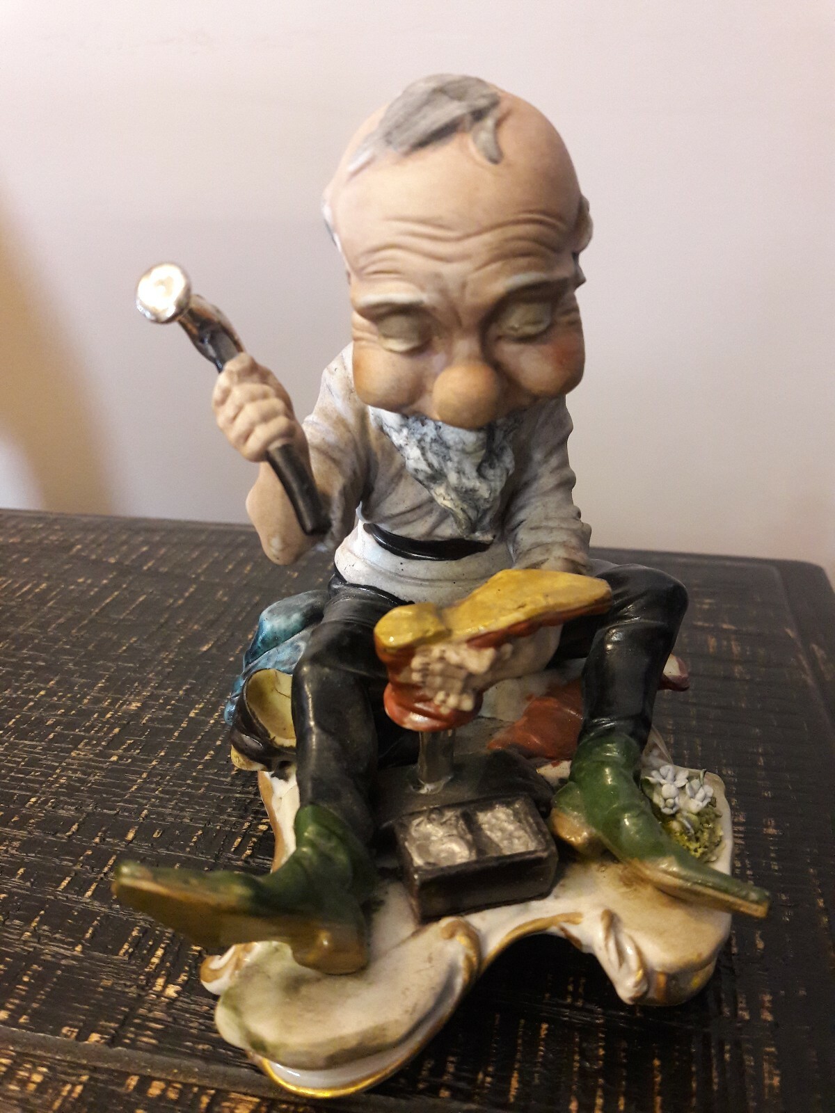 Capodimonte figurine Shoemaker, vintage, RARE works of art, made in ...