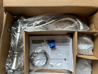Delta T2797-SSLHP Roman Tub Filler Trim Brilliance Stainless Steel | eBay