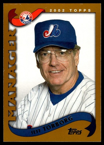 2002 Topps Jeff Torborg Baseball Card Montreal Expos #296A | eBay