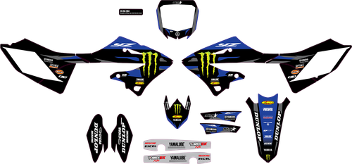 D'COR Moto Complete Graphics Kit 2023 Star 20-50-264 Blue | eBay