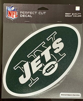 New York Jets Premium 8"x8" Die Cut Decal NFL Logo Color Decal Sticker ...