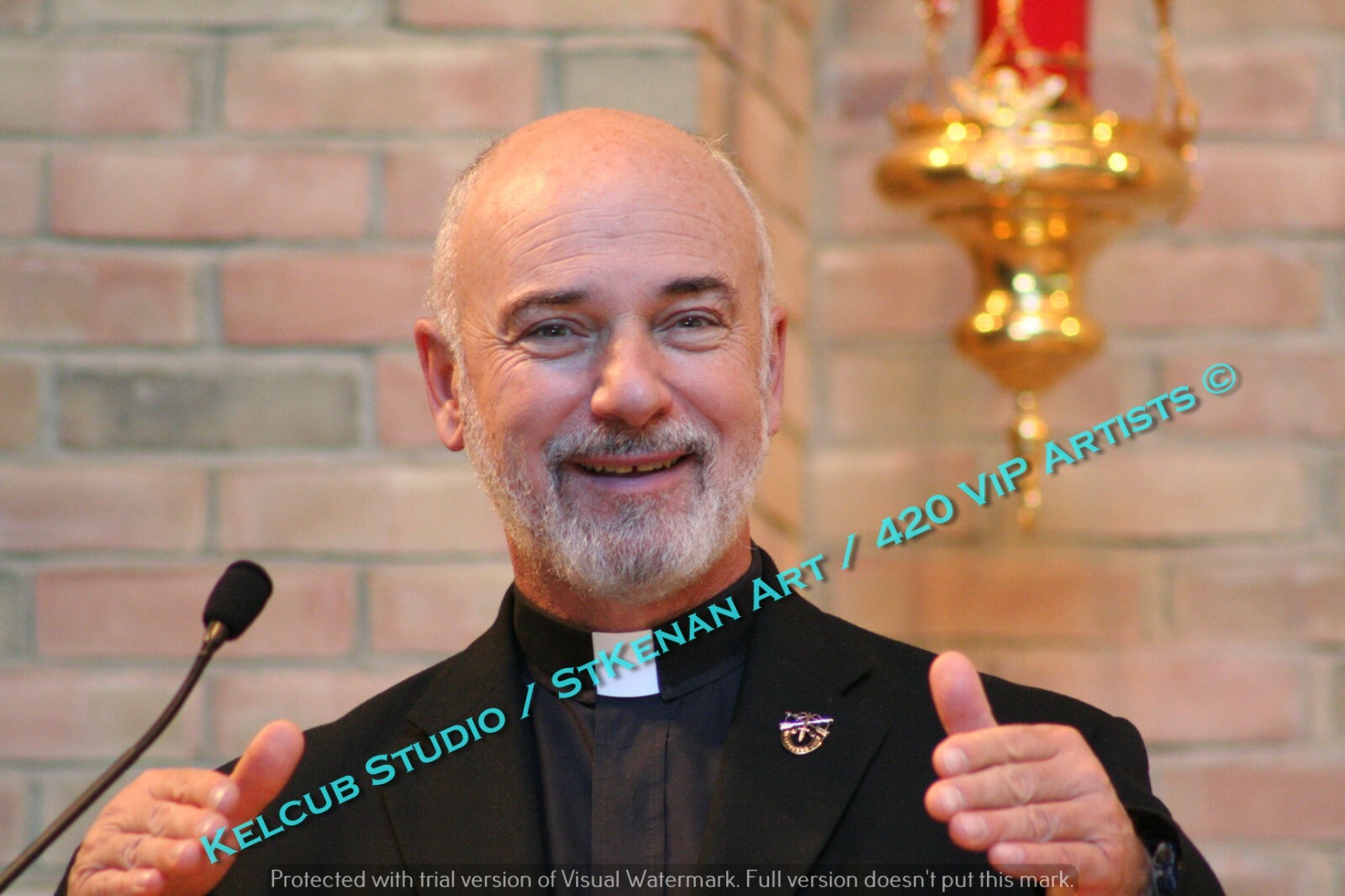 Father John Corapi Fr. PhotoArt RARE Retro circa 2000 8x10 | eBay