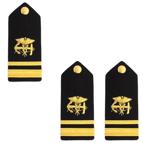 U.S NAVY LIEUTENANT JG 0-2 HEALTH SERVICE PHS LRG SINGLE/SET RANK ...