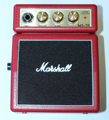 Marshall MS-2R Micro Amplifier Red | eBay