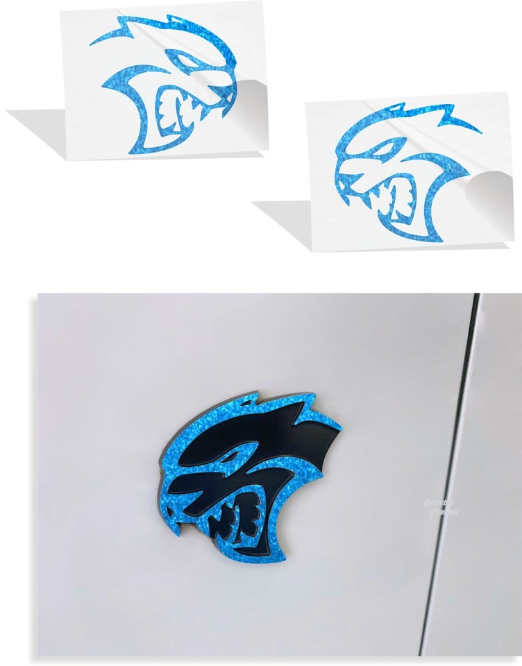 Hellcat Fender Emblem Overlay Decals For Dodge Charger | eBay