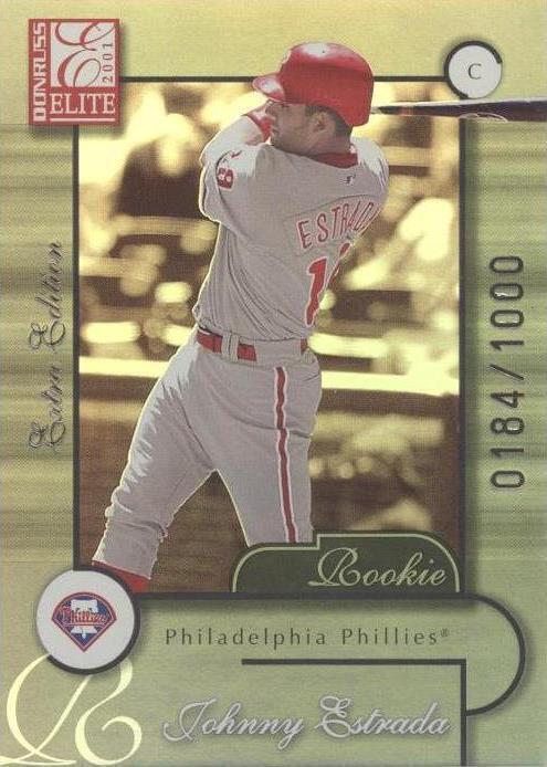2001 Donruss Elite - Rookie Johnny Estrada #224 /1000 for sale online ...