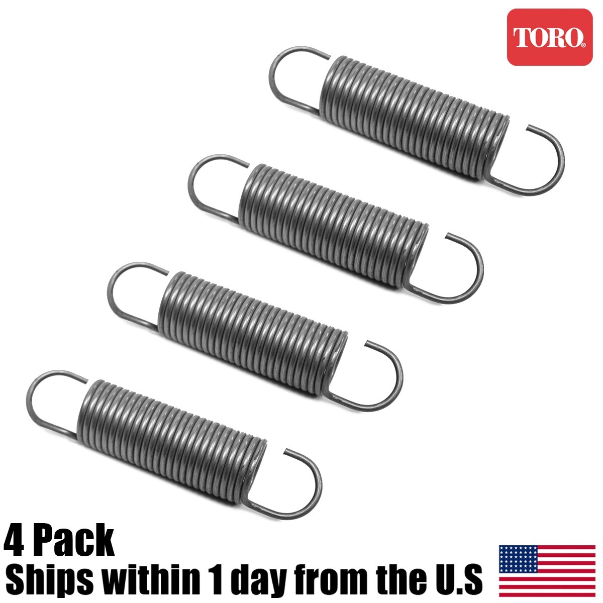 4PK Genuine OEM Toro Snow Blower Extension Spring 121-6630 Power Clear ...
