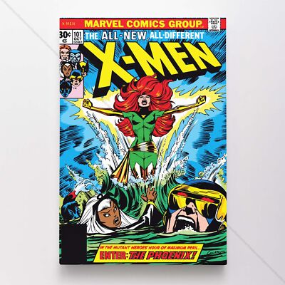 Uncanny X-Men Poster Canvas Vol 1 #101 Xmen Marvel Comic Book Art Print ...
