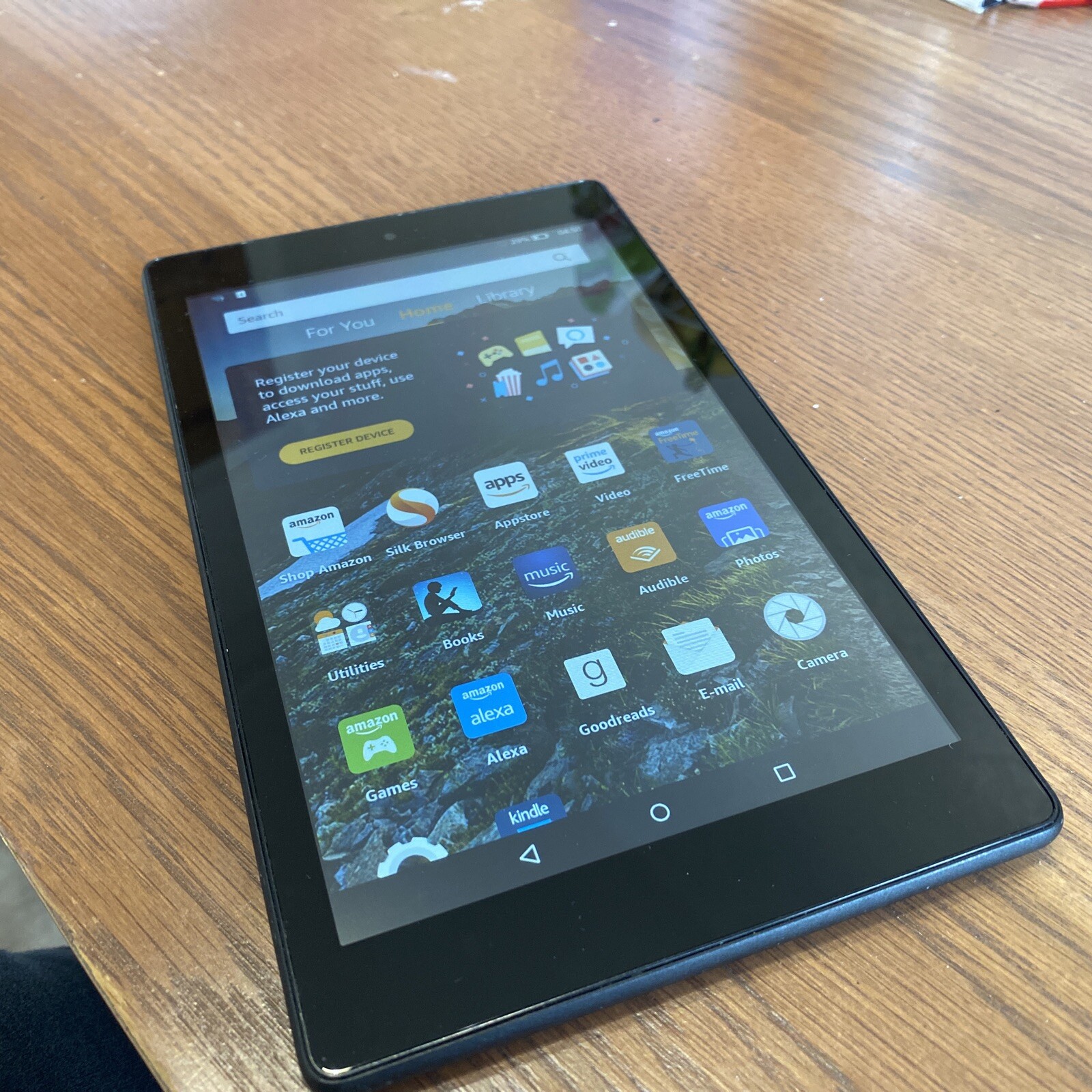 Amazon Fire HD 8 6th Generation PR53DC 16GB Black Tablet eBook Reader ...