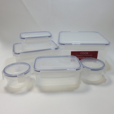 Tesco Cook Set Of 6 Kilpfresh Foodsavers Tupperware Food Containers ...