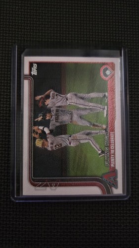 2025 Topps Series 1 - Flying High Diamondbacks Team Card #297 - Canvas ...